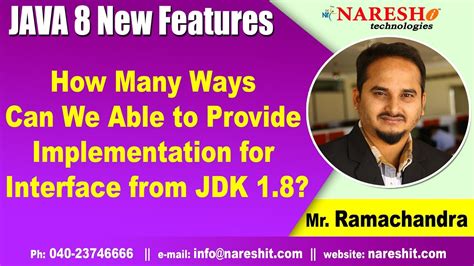 java 8 new features how many ways can we able to provide