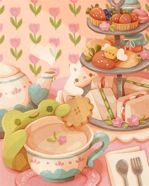 Cecile On Twitter A Lil Tea Party