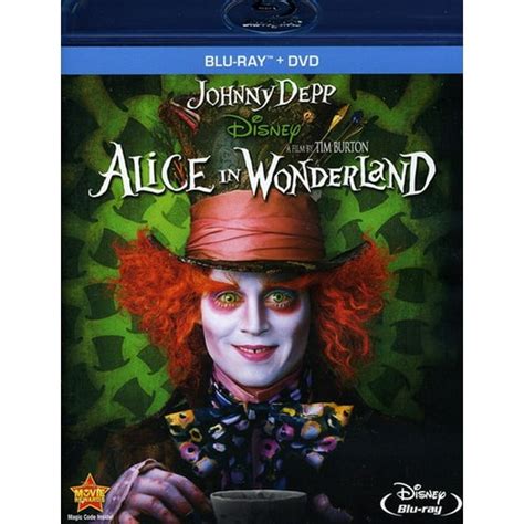 Alice In Wonderland Blu Ray Dvd