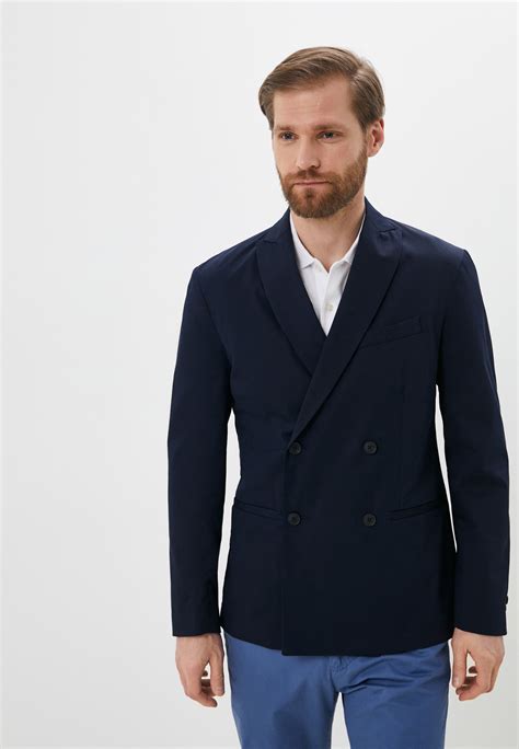 Пиджак United Colors of Benetton, цвет: синий, RTLACP094001 — купить в ...
