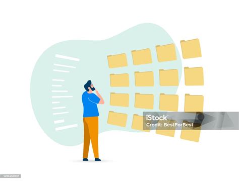 비즈니스를 위한 효율적인 문서 관리 시스템 파일을 쉽게 정리하고 검색할 수 있습니다 직관적인 폴더 탐색 및 파일 관리 소프트웨어로 생산성을 높입니다 사업가는 많은 폴더를