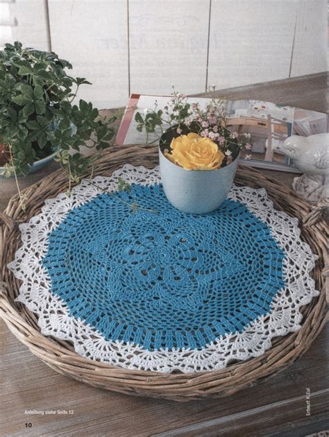 20 Toalhas De Mesa Em Crochê Modelos Lindos Com Graficos Pt 1