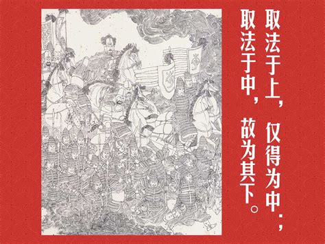取法于上，仅得为中；取法于中，故为其下