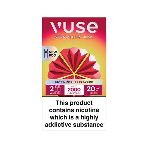 Vuse Extra Intense E Liquid Pods Strawberry Kiwi Free Uk Delivery