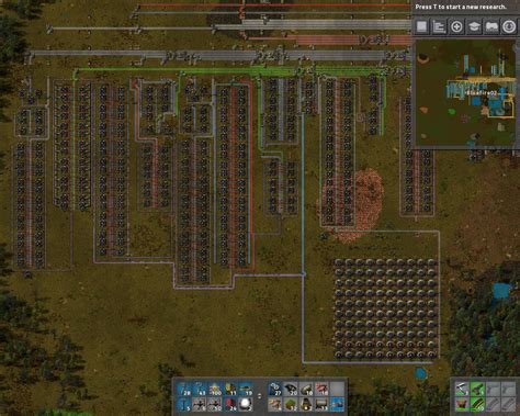 My Early Game Science R Factorio