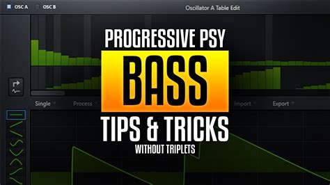 Creating Psytrance A Few Progressive Psytrance Bass Tips And Tricks