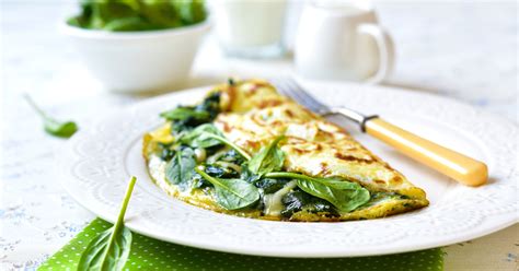 Tortilla De Espinacas Y Queso
