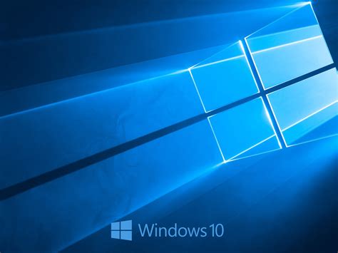 桌布 Windows 10的系統徽標，藍色背景風格 1920x1200 高清桌布 圖片 照片