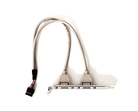 Планка расширения USB 2.0 2 порта на заднюю панель корпуса - купить с ...