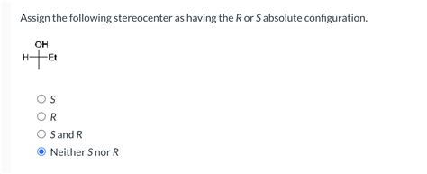 Solved Identify The Meso Isomer Of The Following Compound I