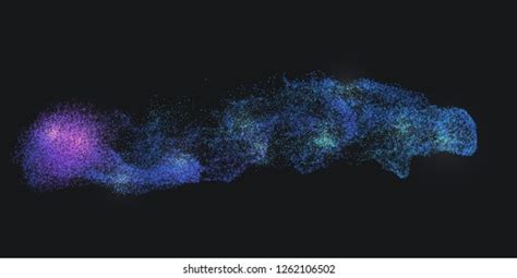 Particles Transition Wave Vector Background Dissolve Stock Vector Royalty Free 1786894688