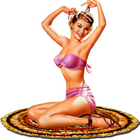 Download Pin Up Vintage Woman Royalty Free Stock Illustration Image