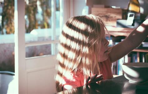 Premium Photo Close Up Of Girl At Home
