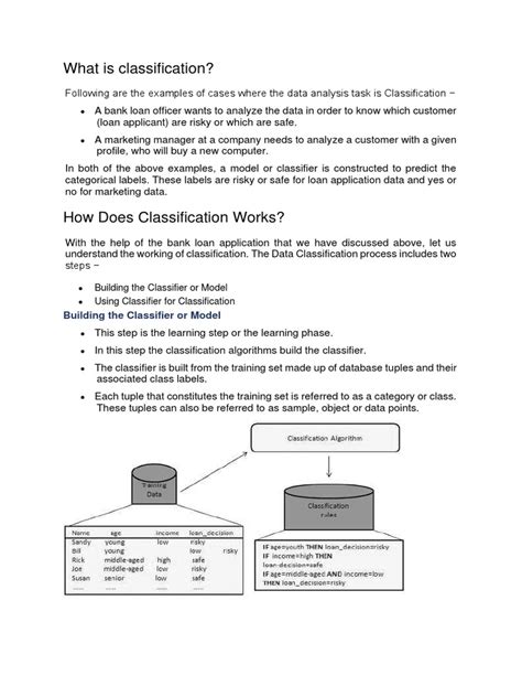 dm mod 3 pdf statistical classification computer data