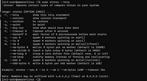 how to install stress or stress ng on aws amazon linux 2