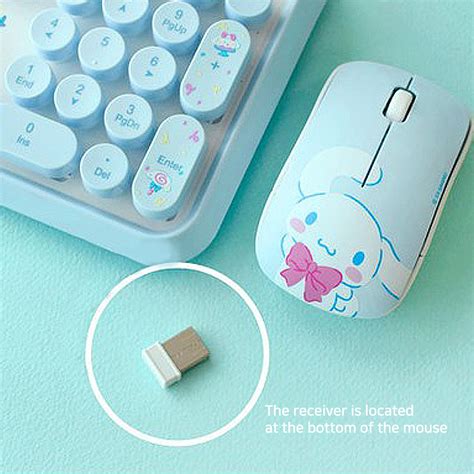 Digital Ventus Cinnamoroll Retro Keyboard Mouse Set Keyboard Korean