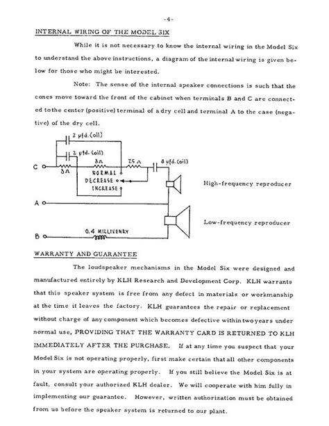 Klh Model Crossover Schematic Speaker Model Audio 54 Off
