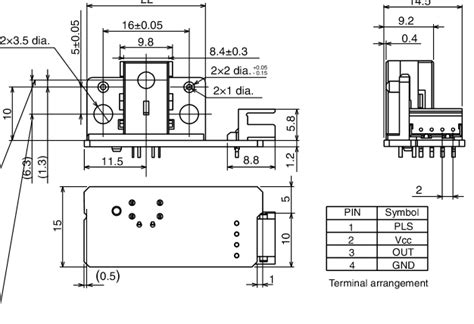 Micro Displacement Sensor Z4d C01 Abstandssensor Led Auslesen