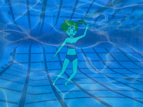 Pokemon Misty Talks Underwater In Swimming Pool By Chrisgraduate27 On