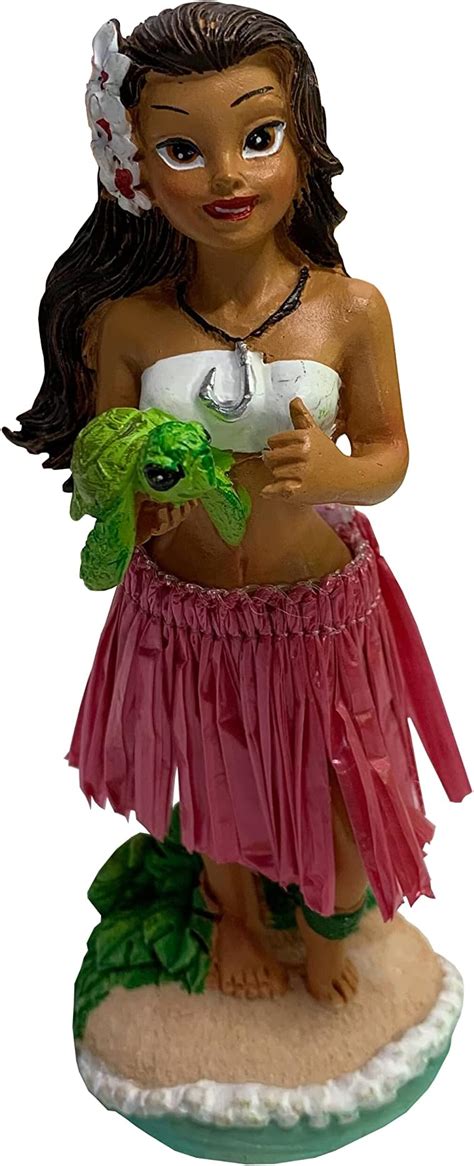 Kc Hawaii Hula Girl Posing Mini Dashboard Doll 44 Inches