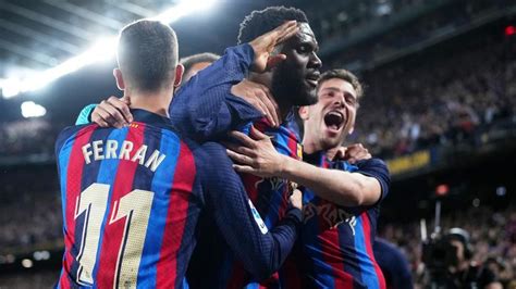 Barcelona Vs Real Madrid Score Franck Kessie Winner Completes Comeback Blaugrana Close In On
