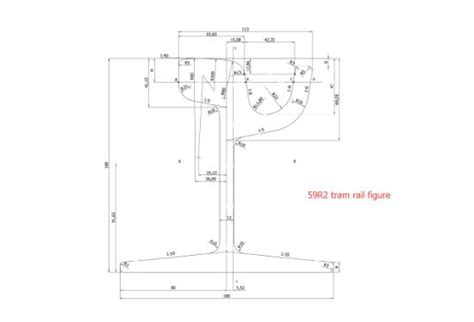 China En14811 Rail 60r2 59r2 Supply New Production China Rail Steel Rail