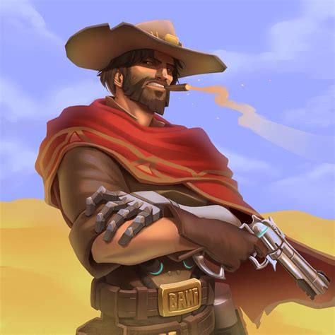 Artstation Mccree Overwatch Fanart