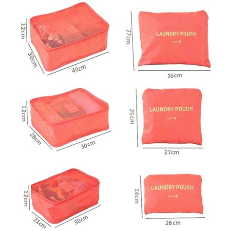 Купити 7 шт набір Органайзер для подорожей Водонепроникний пилонепроникний Дорожні сумки