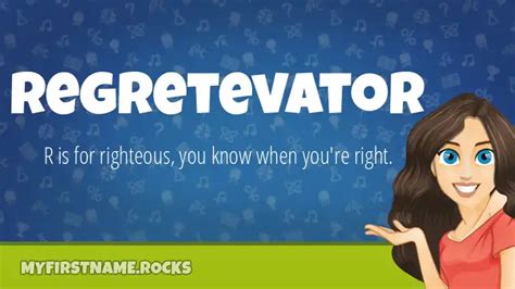 Regretevator First Name Personality And Popularity
