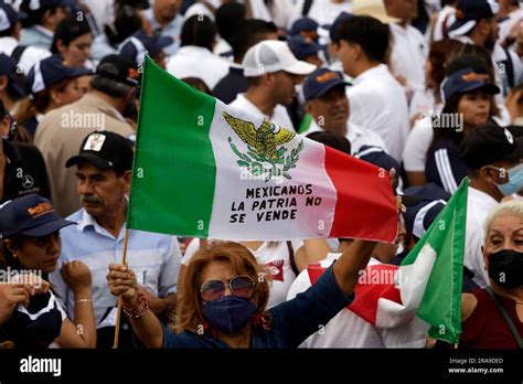 Non Exclusive July 1 2023 Mexico City Mexico Supporters Of Mexican