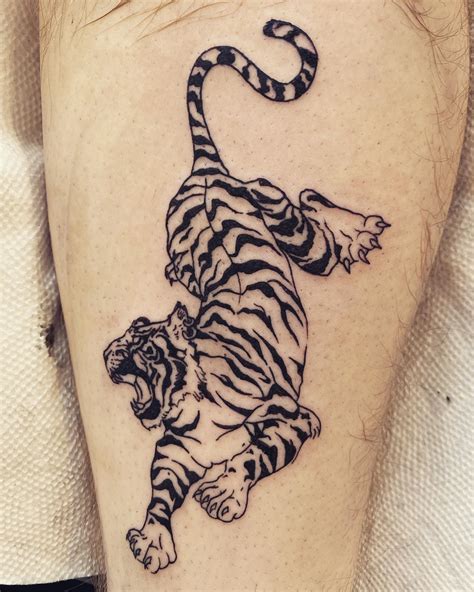 Traditional Asian Tiger Tattoo