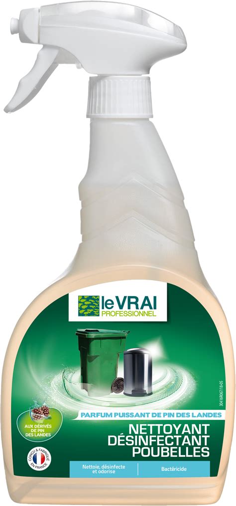 Nettoyant Désinfectant Poubelles Le Vrai Professionnel Action Pin