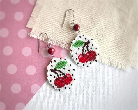 Seed Beads Flower Earrings Artofit