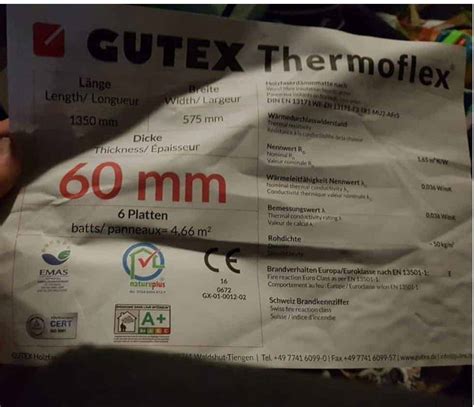Gutex Thermoflex 60mm Datenblatt Png Baustoffe Kaufen Auf Restado