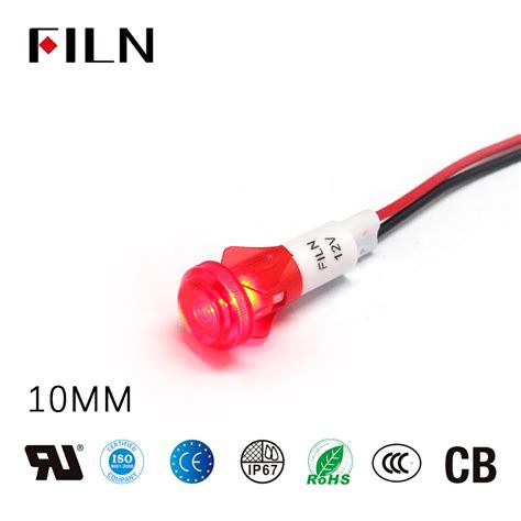 240v Indicator Light 10mm 220v Coffee Machine Plastic Indicator Light Lamp