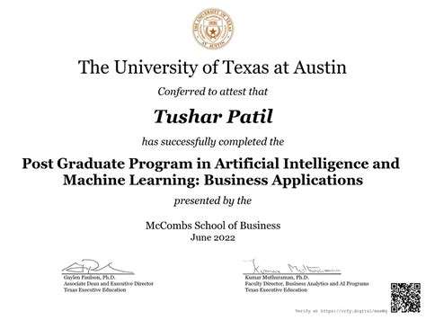 Tushar Patil On Linkedin Happy To Announce That I Have Completed Post