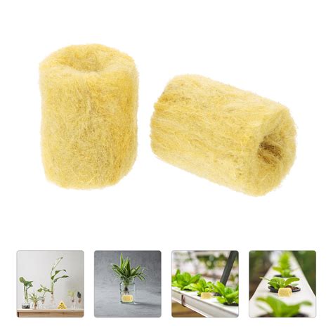 Swetrace 50pcs Yellow Rooting Cubes For Vegetable Propagation With