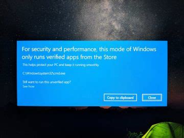 SOLVED Fix This Mode Of Windows Only Runs Verified Apps From The Store