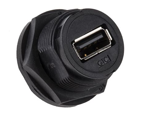Connecteur USB A Femelle RS PRO Ports Montage Panneau Droit RS