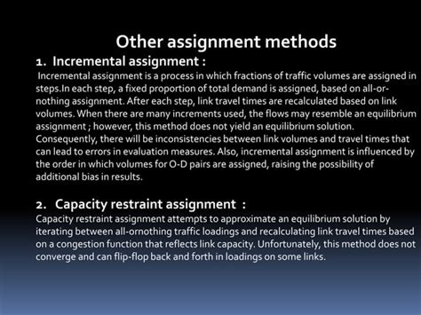 Traffic Assignment Pptx