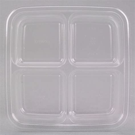 4 Compartment Divided Food Containers 50 Pack