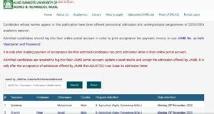 Courses Offered in KUST-WUDIL 2025/2026 | Full List - SchoolPursuit