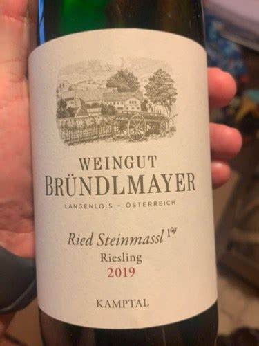 Weingut Bründlmayer Ried Steinmassl Riesling Vivino US