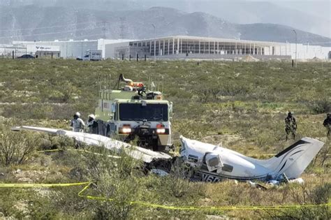 Cuatro Muertos Por El Desplome De Una Avioneta En El Norte De México