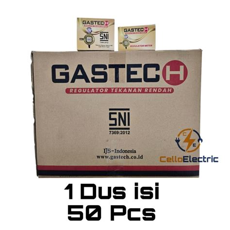 Jual Regulator Gastech Meter 1 Dus 50 Pcs Regulator Kompor Gas Gastech Meter Shopee Indonesia