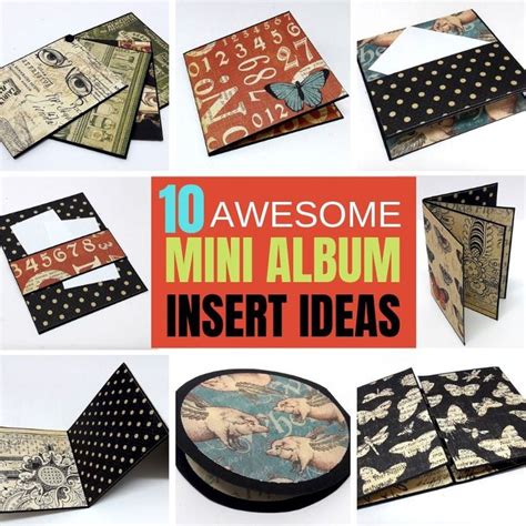 Awesome Mini Album Inserts Ideas You Must Make Mini Albums Mini