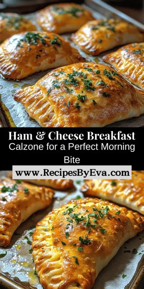Ham And Cheese Breakfast Calzone A Delicious Start To Your Day Recipes