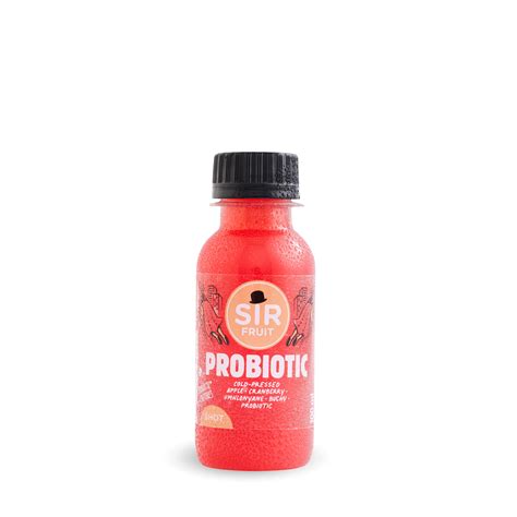 Cranberry Probiotic Shot 100ml 12 Pack Sir Fruit
