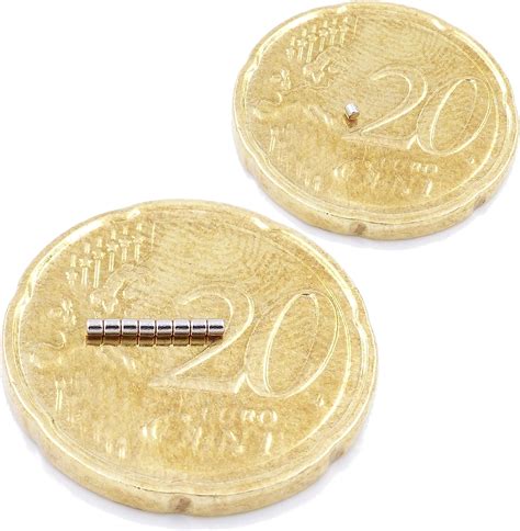 Brudazon 50 Mini Scheiben Magnete 1x1mm N52 stärkste Stufe Neodym