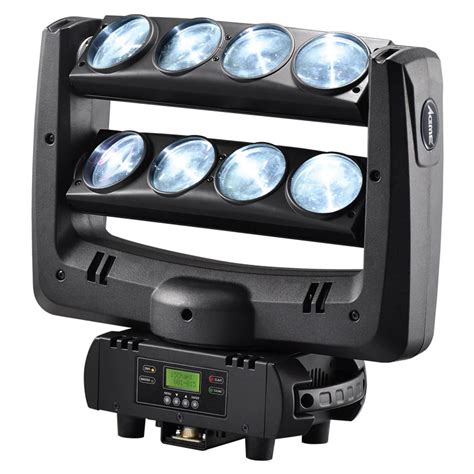 American DJ LED Spider Moving Head Beam Wash Light 8x10W RGBW 4in1